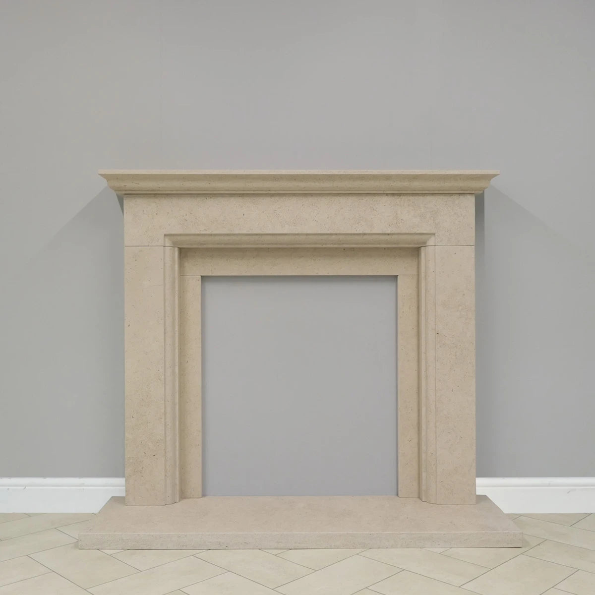 Limestone Fireplace Surround - Windsor Montelo Beige Limestone ...