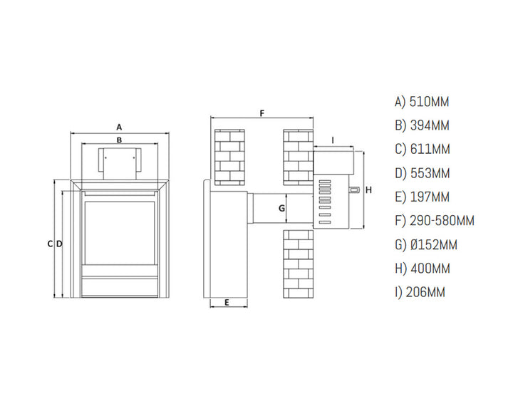Wildfire Ravel 400 HE - Gas Log Fire - Balanced Flue – EcoFires and Stoves